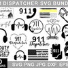 Dispatch Squad Dispatcher (911 Dispatch Logo, Gold Line, 911 Dispatcher ...