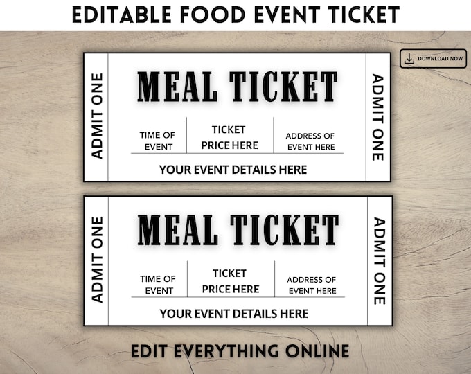 Customizable Fundraiser Ticket, BBQ Chicken Fundraiser Ticket Template ...