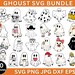 Halloween Svg Bundle, Ghost Halloween Svg, Spooky Season Svg, Halloween ...