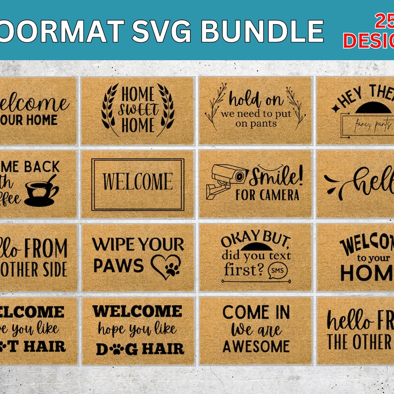 Doormat Svg - Etsy