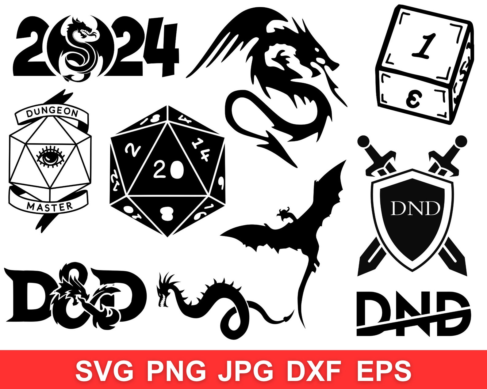 Dnd Svg Png Bundle, Dnd Png Bundle, Dnd Clipart, Dnd Vector Files, Svg ...
