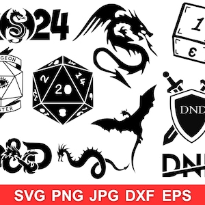Dnd Svg Png Bundle, Dnd Png Bundle, Dnd Clipart, Dnd Vector Files, Svg ...