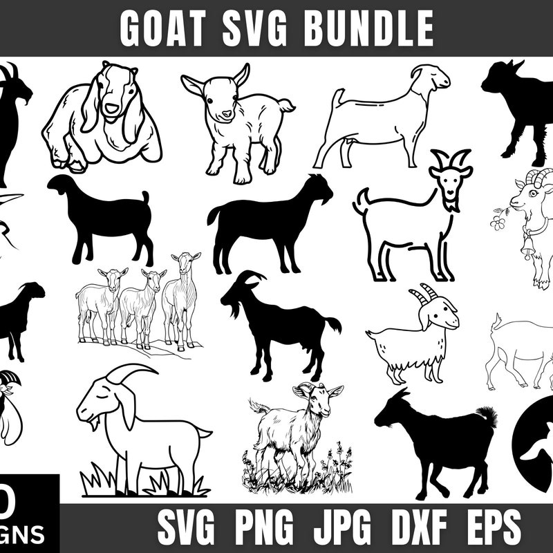 Goat Svg - Etsy