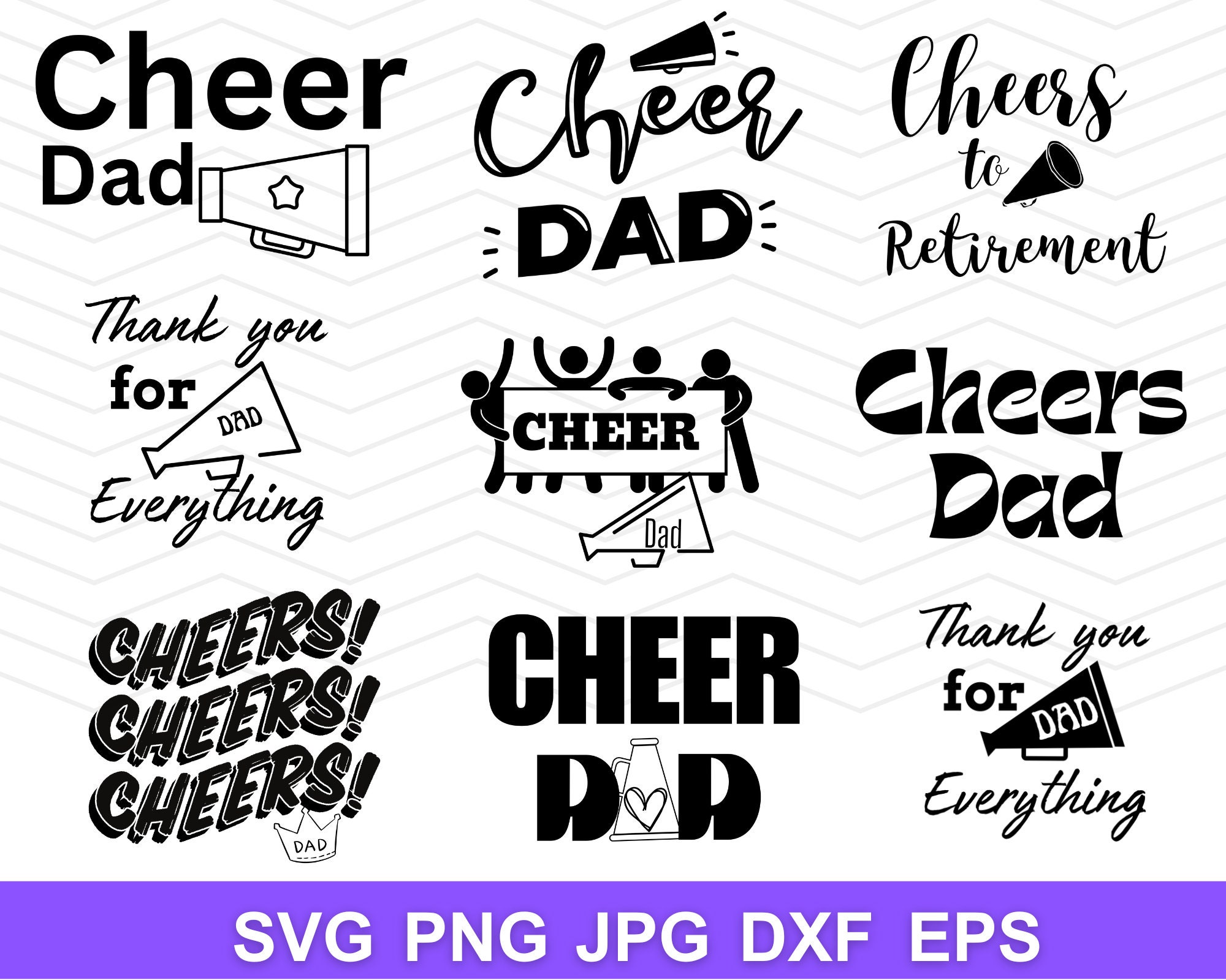 Cheer Dad Svg, Cheer Dad Png, Cheer Dad Clipart, Cheer Dad Vector ...