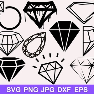 Diamond Svg Bundle, Diamond Png, Diamond Dxf, Diamond Svg, Diamonds ...