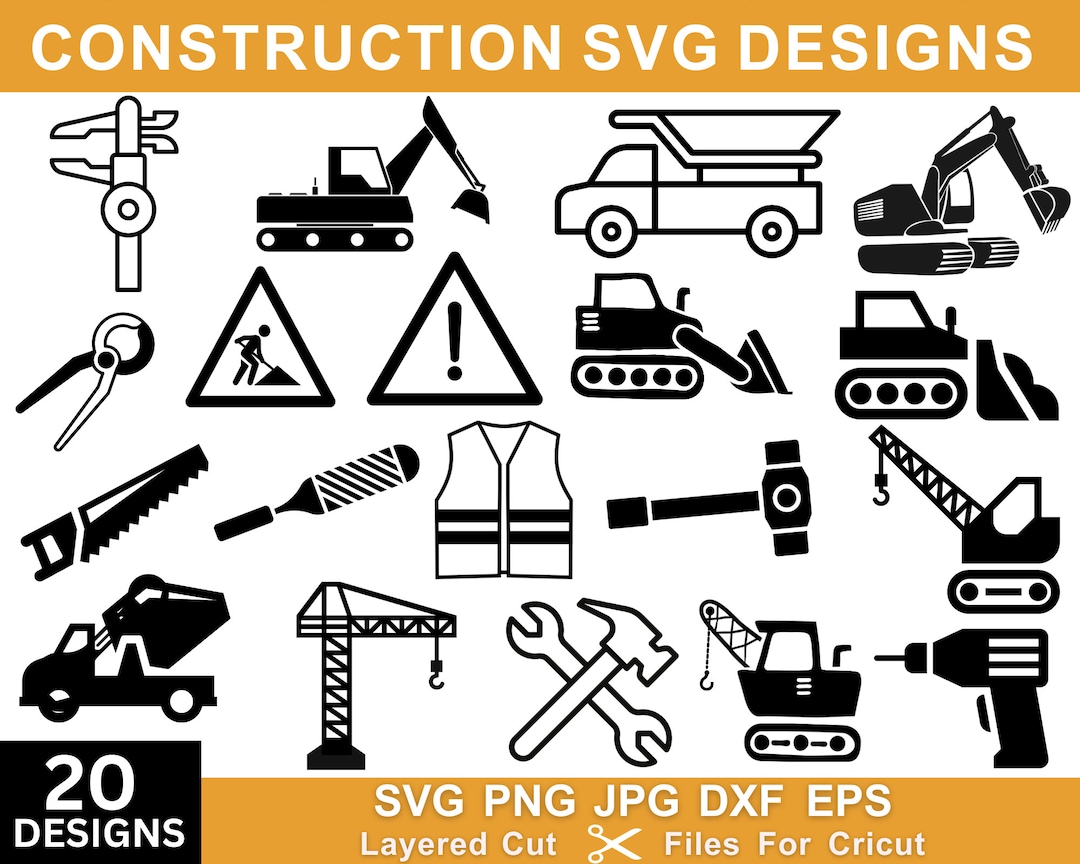 Construction Svg Png Bundle, Construction Png, Construction Clipart ...