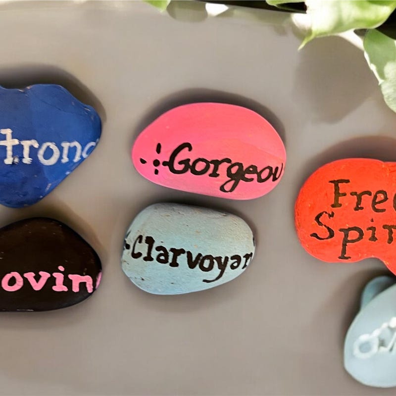 Message Stones - Etsy
