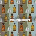 Seamless Alcohol Bottle Pattern PNG JPEG Bottle of Whiskey Beverage ...