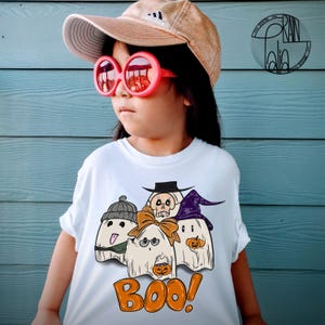 Boo Sheet Ghost Clipart Cute Halloween PNG & JPEG Art Digital Download ...