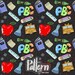 Hand Drawn Back to School Seamless Pattern Cute Digital Paper PNG JPEG ...