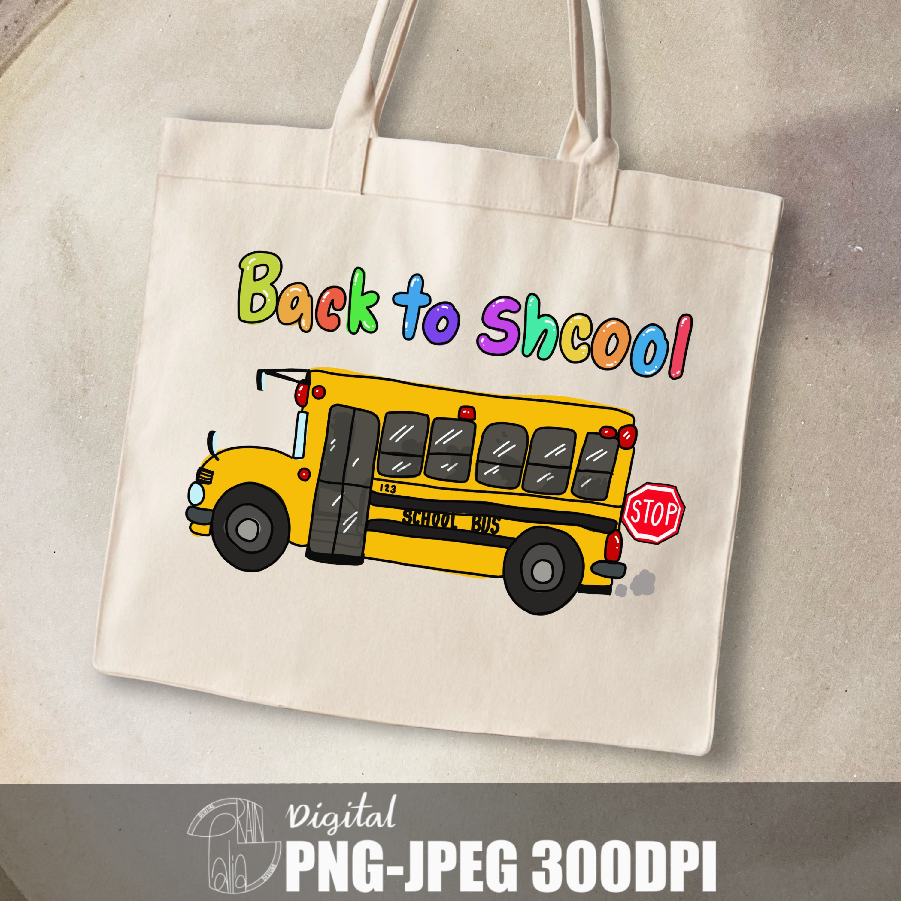 School Bus Clipart: Back to School Graphics (PNG & JPEG) - Etsy