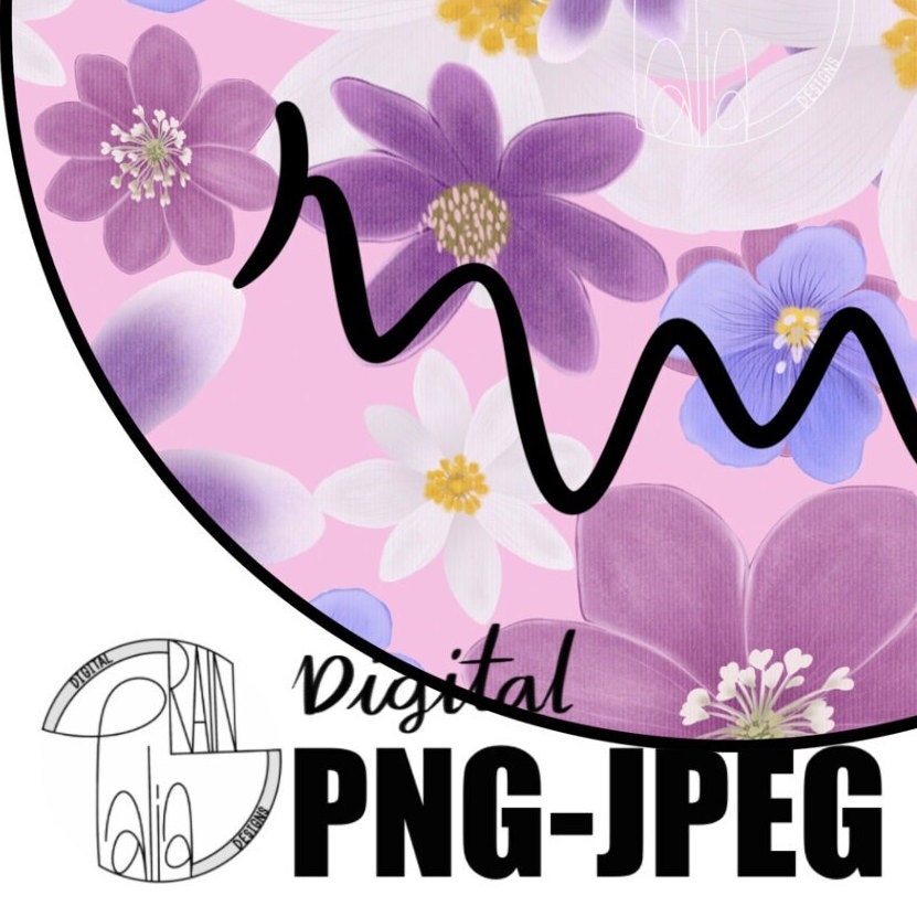 Smiley Spring Flowers Sublimations PNGJPEG Spring Flowers Transparent ...
