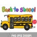 School Bus Clipart: Back to School Graphics (PNG & JPEG) - Etsy
