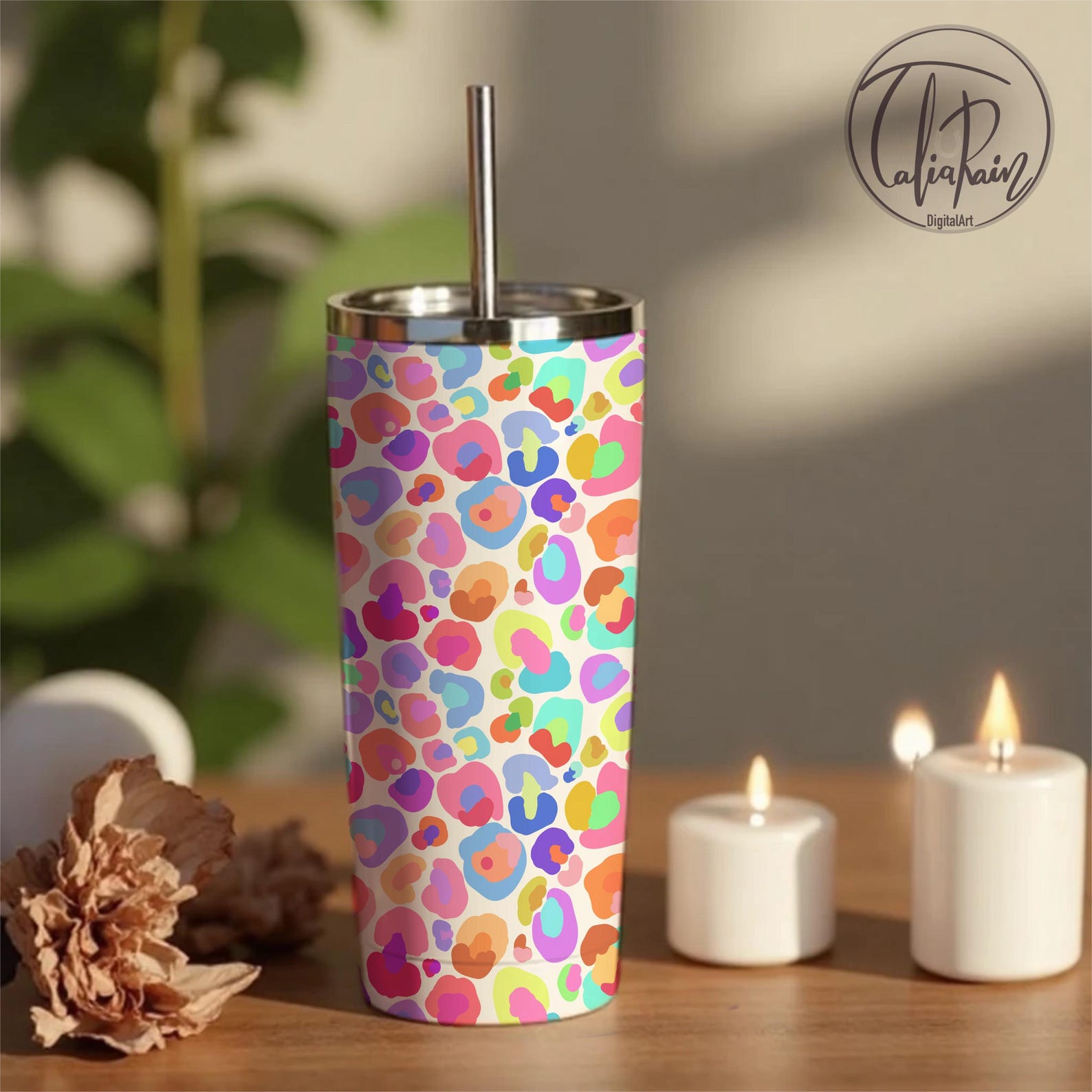 Colorful Leopard Seamless Pattern PNG | Digital Background, Fabric ...