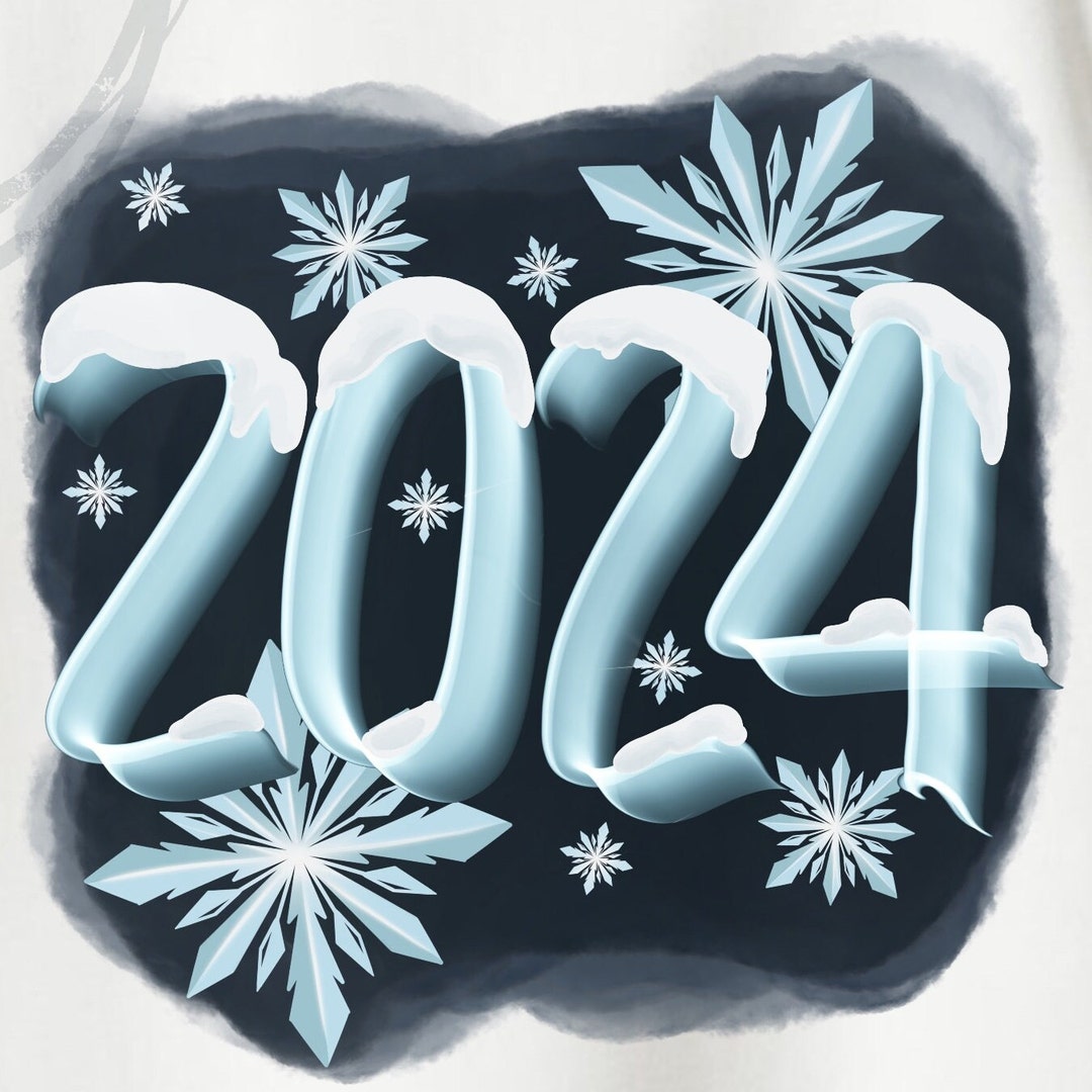 2024 New Year PNGJPEG Files Digital Download for Print,new Year 2024 ...