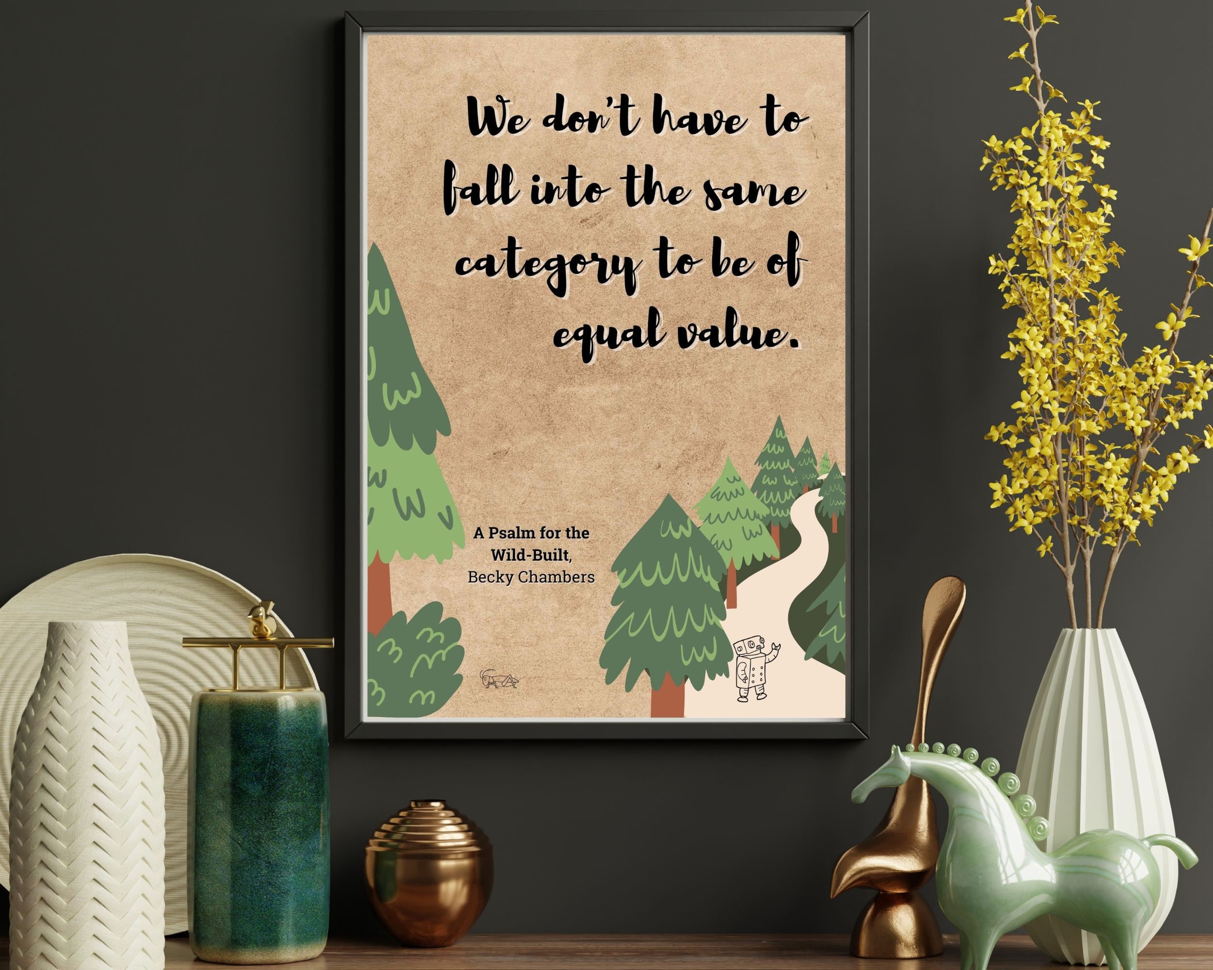 A Psalm for the Wild-built Printable Wall Art, Becky Chambers ...