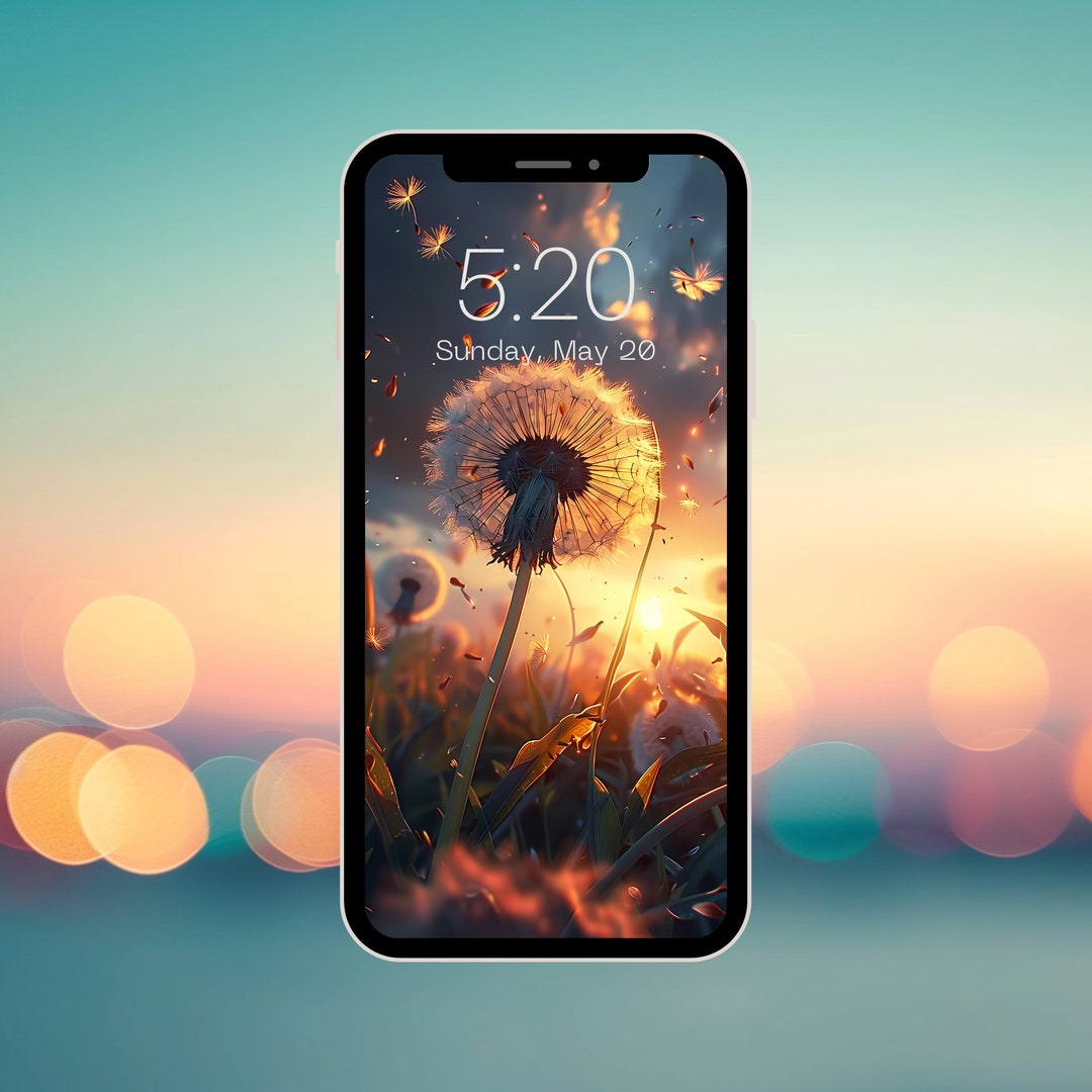 Aesthetic 3D Phone Wallpaper Png, Boho Mobile Wallpaper, Flower Phone ...