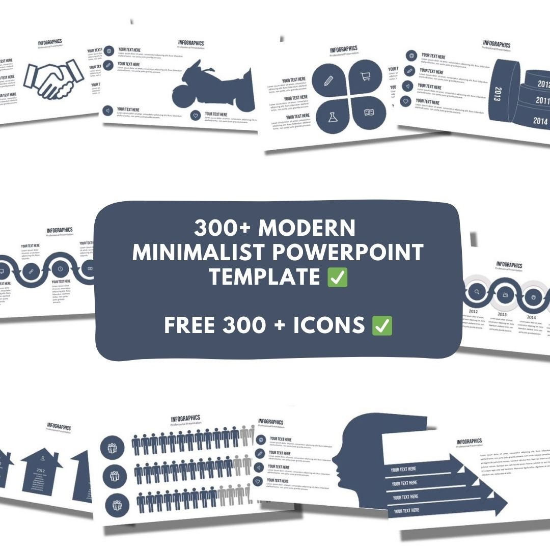 Simple Powerpoint Presentation Template for Business - Etsy