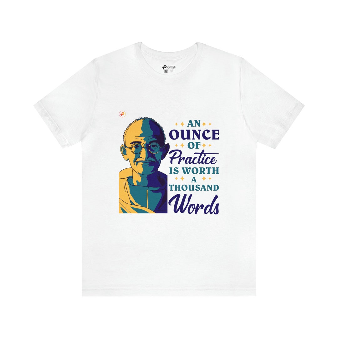 Mahatma Gandhi Positivity Aesthetic Shirt Inspirational - Etsy