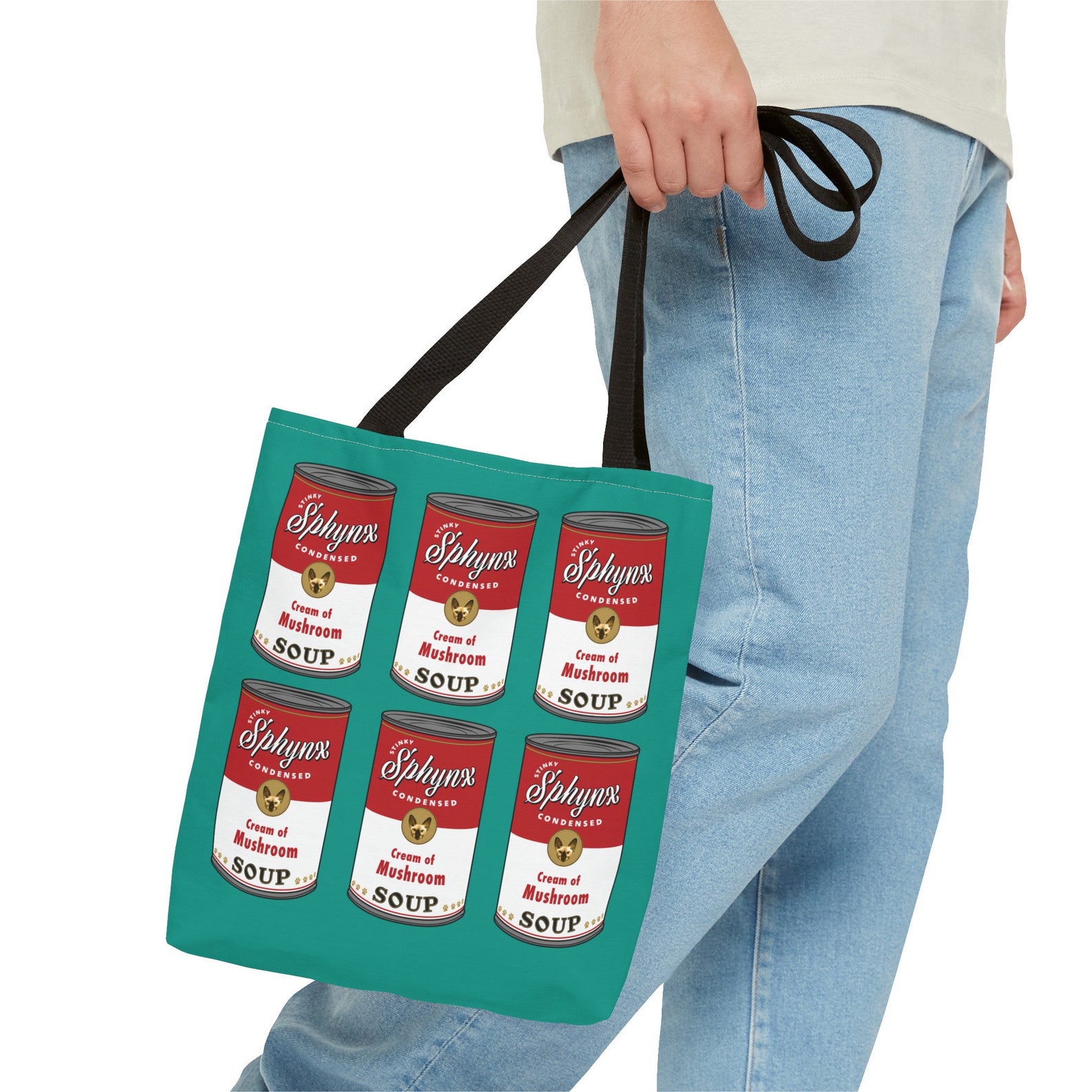 USA Stinky Sphynx Cream of Mushroom Tote Bag - Etsy