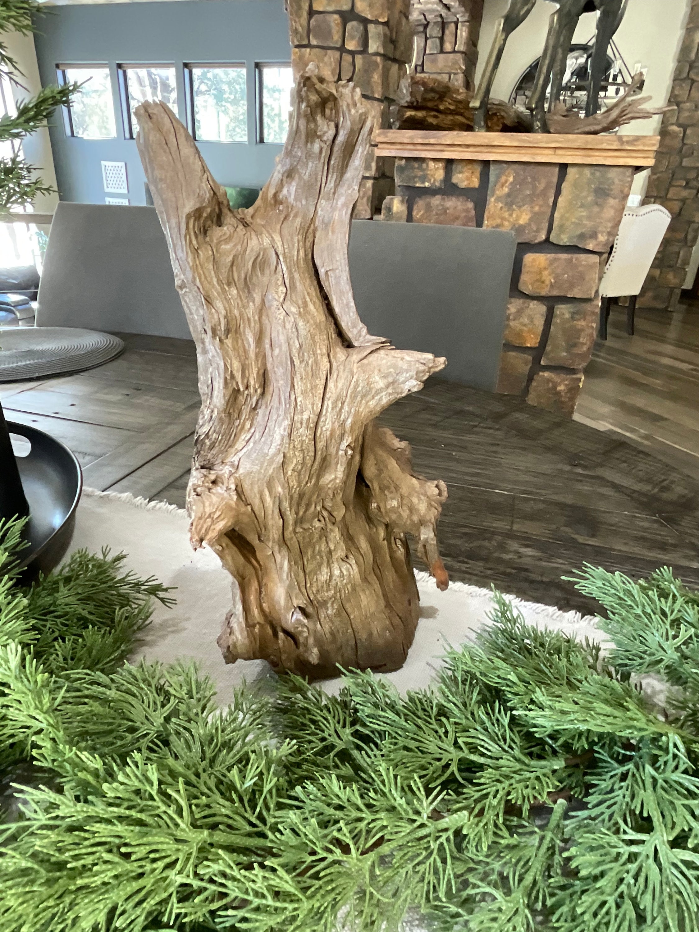 Reclaimed Wood, Juniper Wood Sculpture, Decor for Shelves or Mantle ...