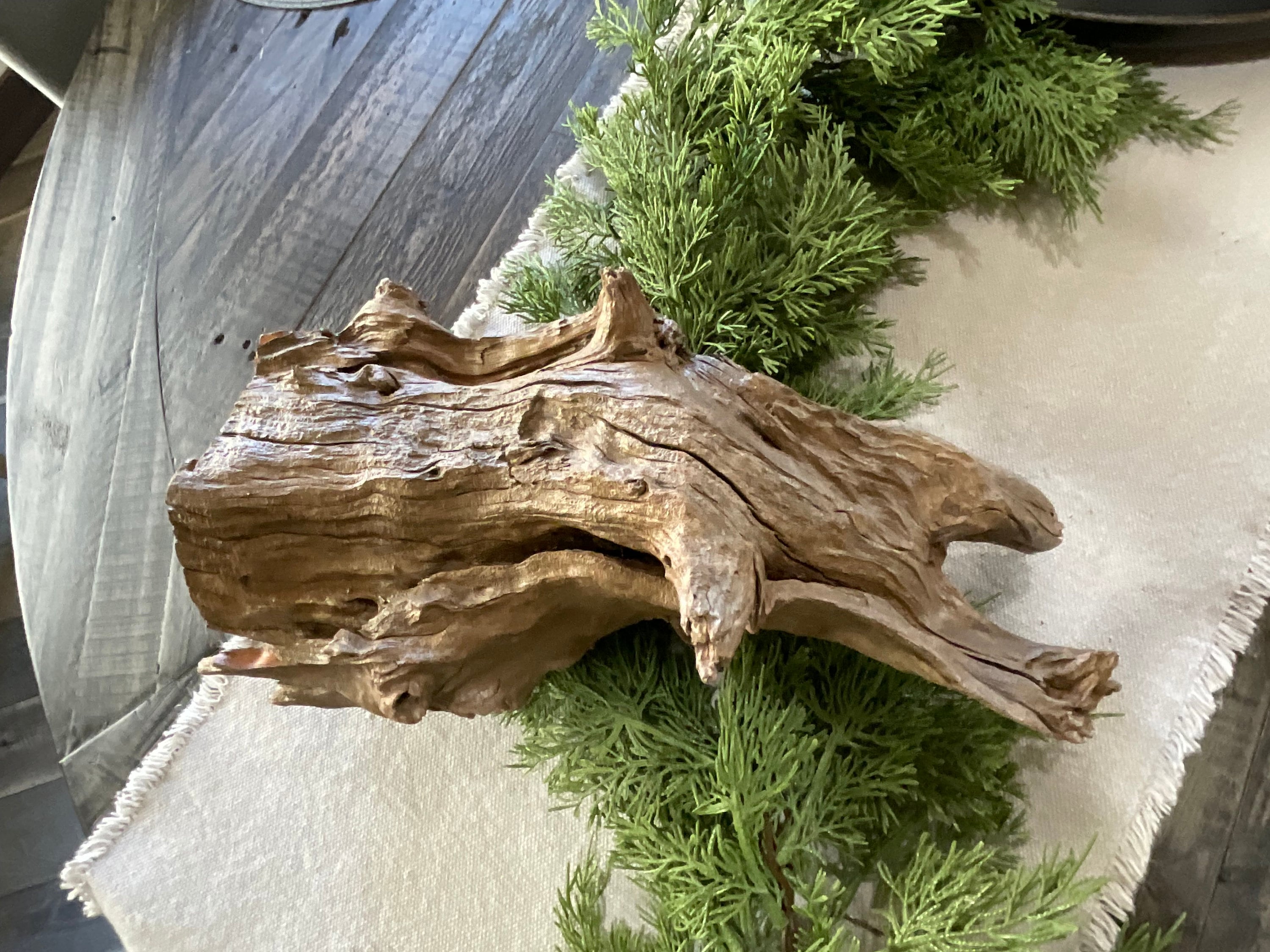 Reclaimed Wood, Juniper Wood Sculpture, Decor for Shelves or Mantle ...