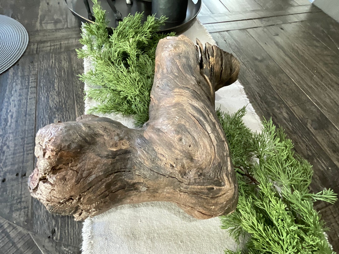 Reclaimed Wood, Juniper Wood Sculpture, Decor for Shelves or Mantle ...