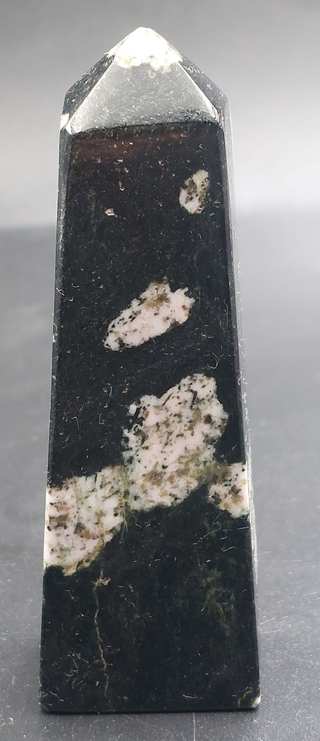 7.8 Cm Long Snowflake Stone Tower - Polished Tower, Healing Stone Tower ...