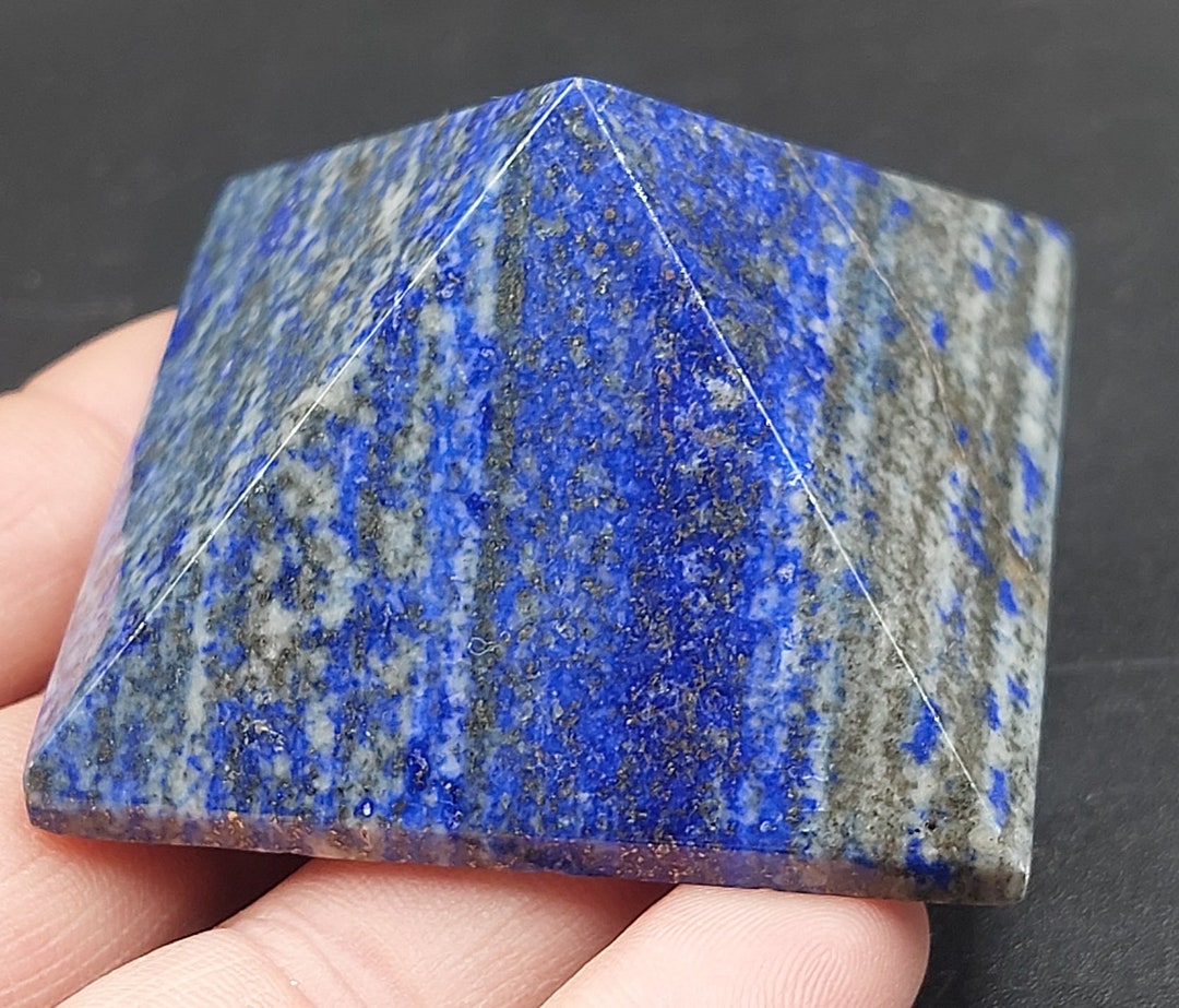 107 Gram Beautiful Lapis Lazuli Pyramid - Polished Pyramid, Healing ...