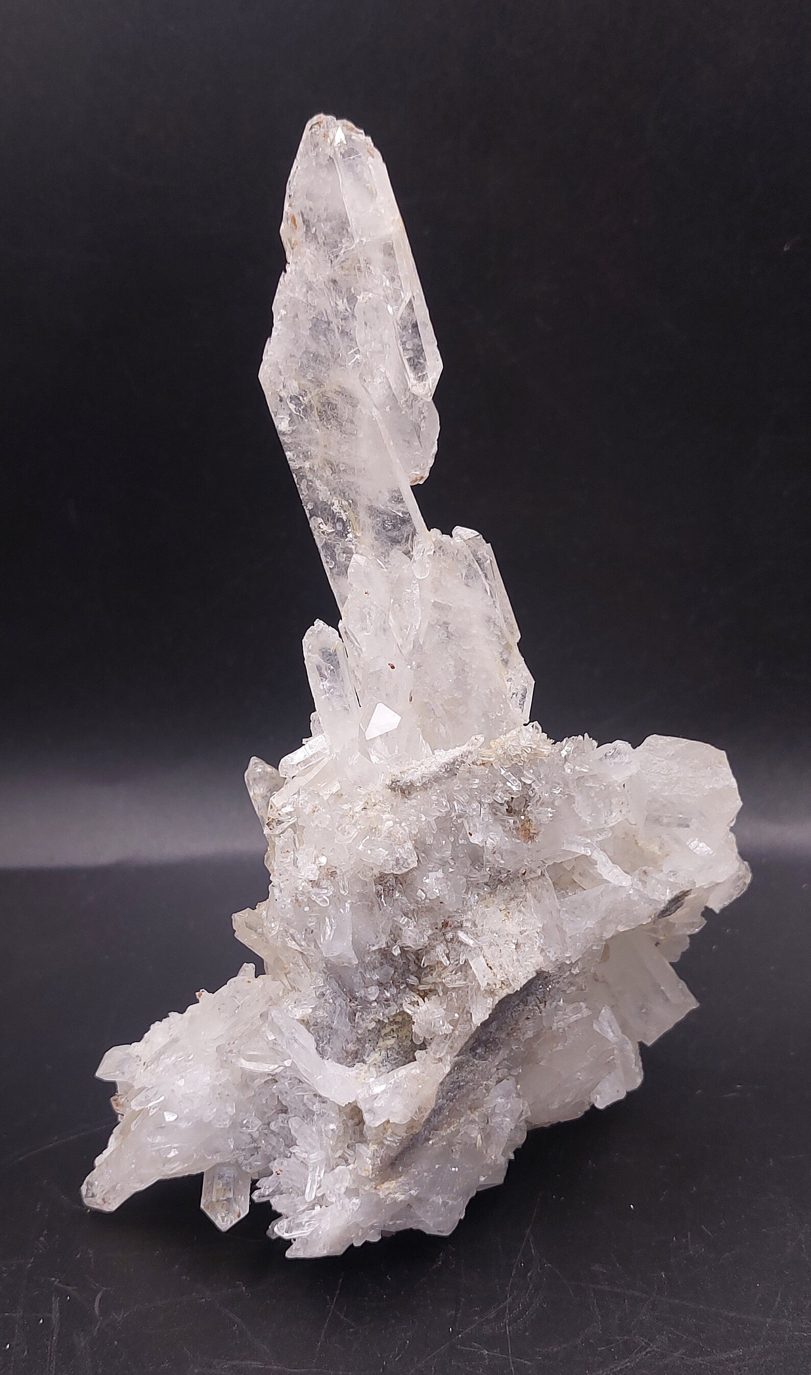 290 Gram Beautiful Faden Quartz Crystal Combine With Cluster Quartz ...