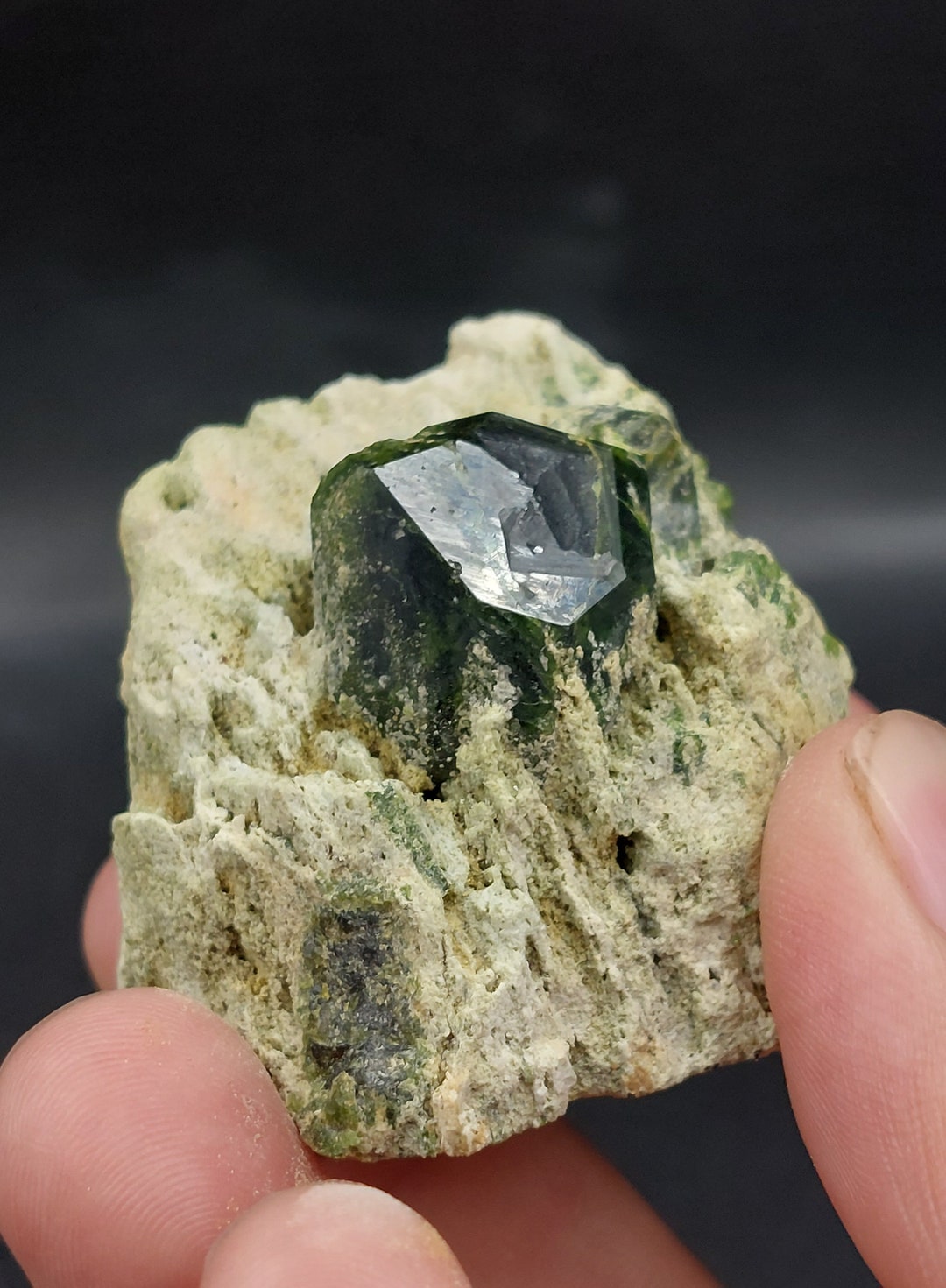 Demantoid Garnet Crystal on Matrix From Baluchistan, Pakistan - Green ...