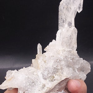 290 Gram Beautiful Faden Quartz Crystal Combine With Cluster Quartz ...