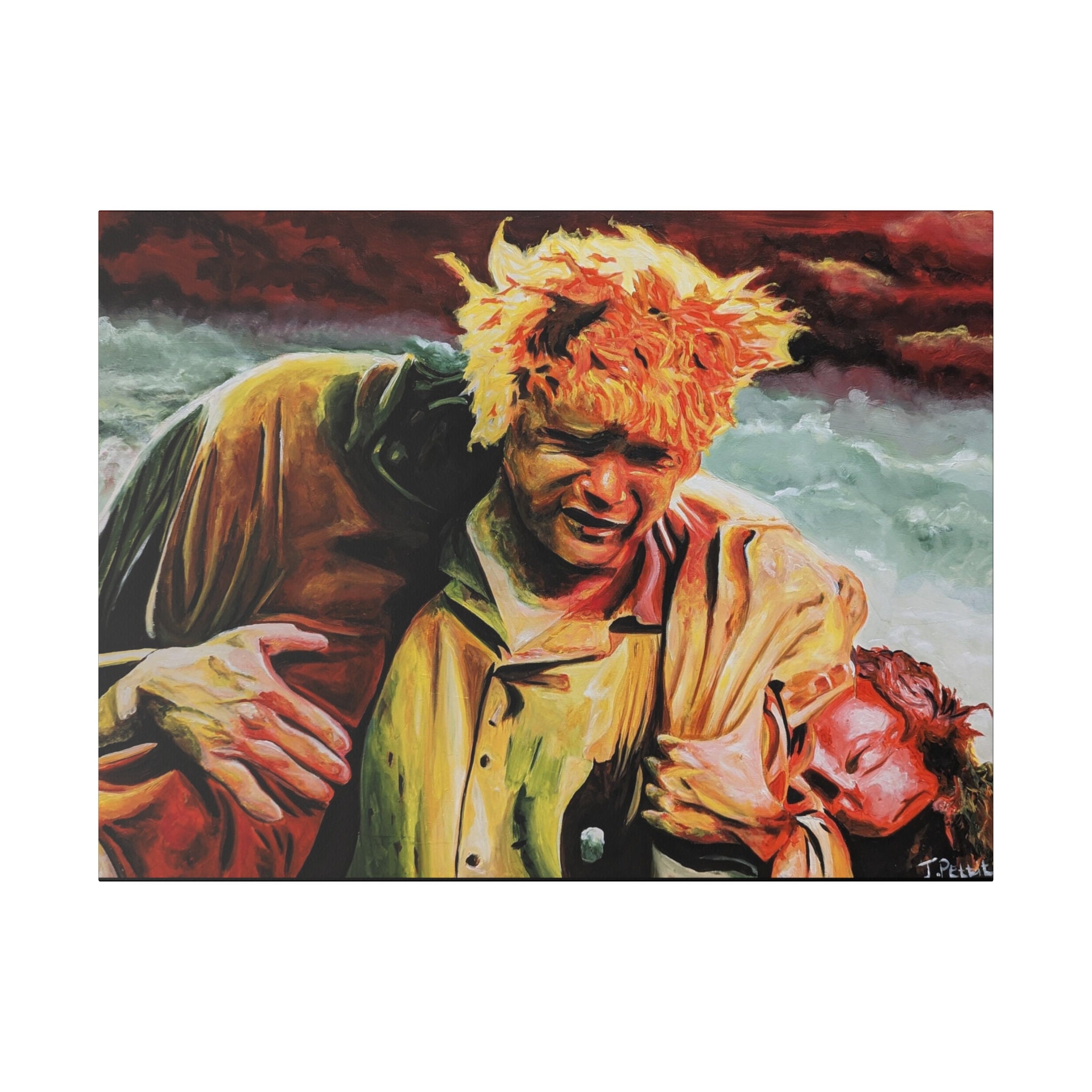 The Lord of the Rings. Sam Carrying Frodo to Mount Doom Artwork, Epic ...