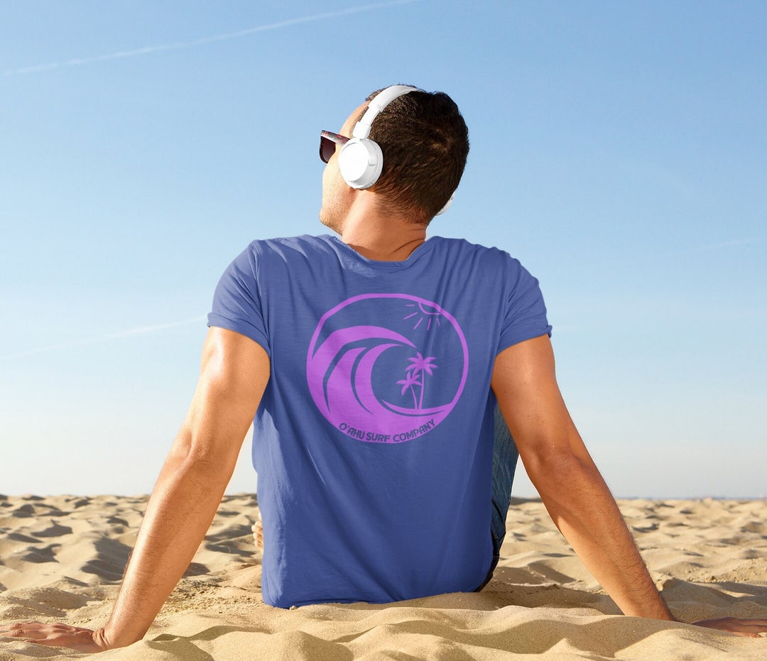 Hawaii Surf Ocean Wave T-shirt, Surf Shirt Men's Fit, Surfer Gift ...