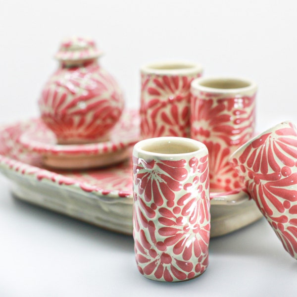 Pink Talavera Tequila - Etsy