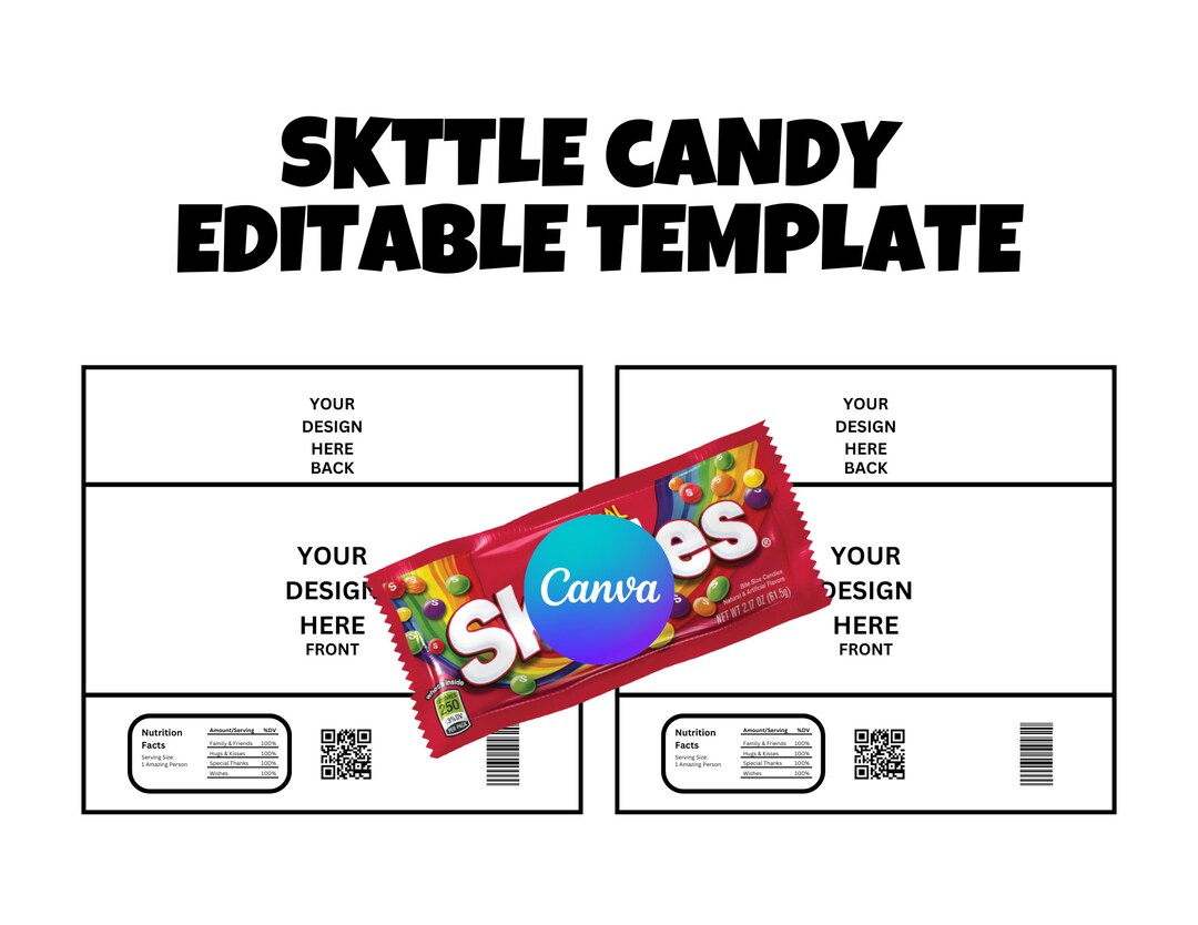 Skitty Candy Editable Wrapper Template, Skitty Wrapper Template, Skitty ...