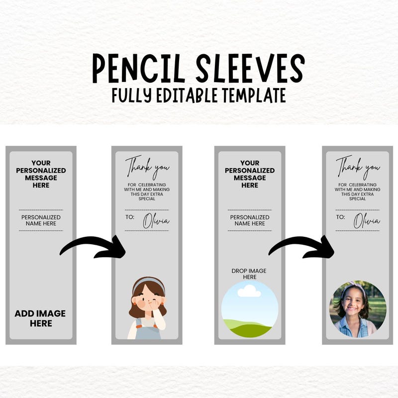 Pen Sleeve Template - Etsy