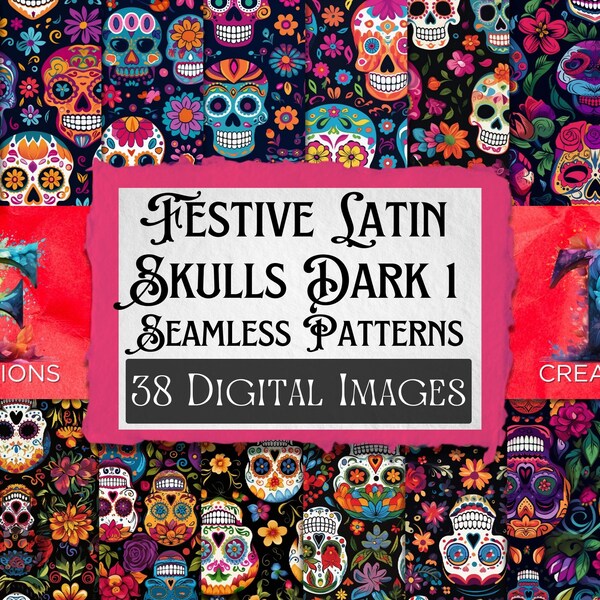 Sugar Skull Card - Etsy