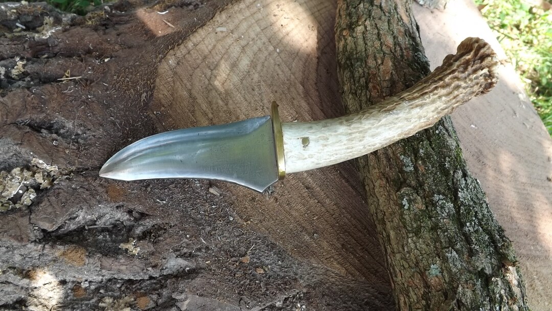 Buck Horn Hunting Knife - Etsy