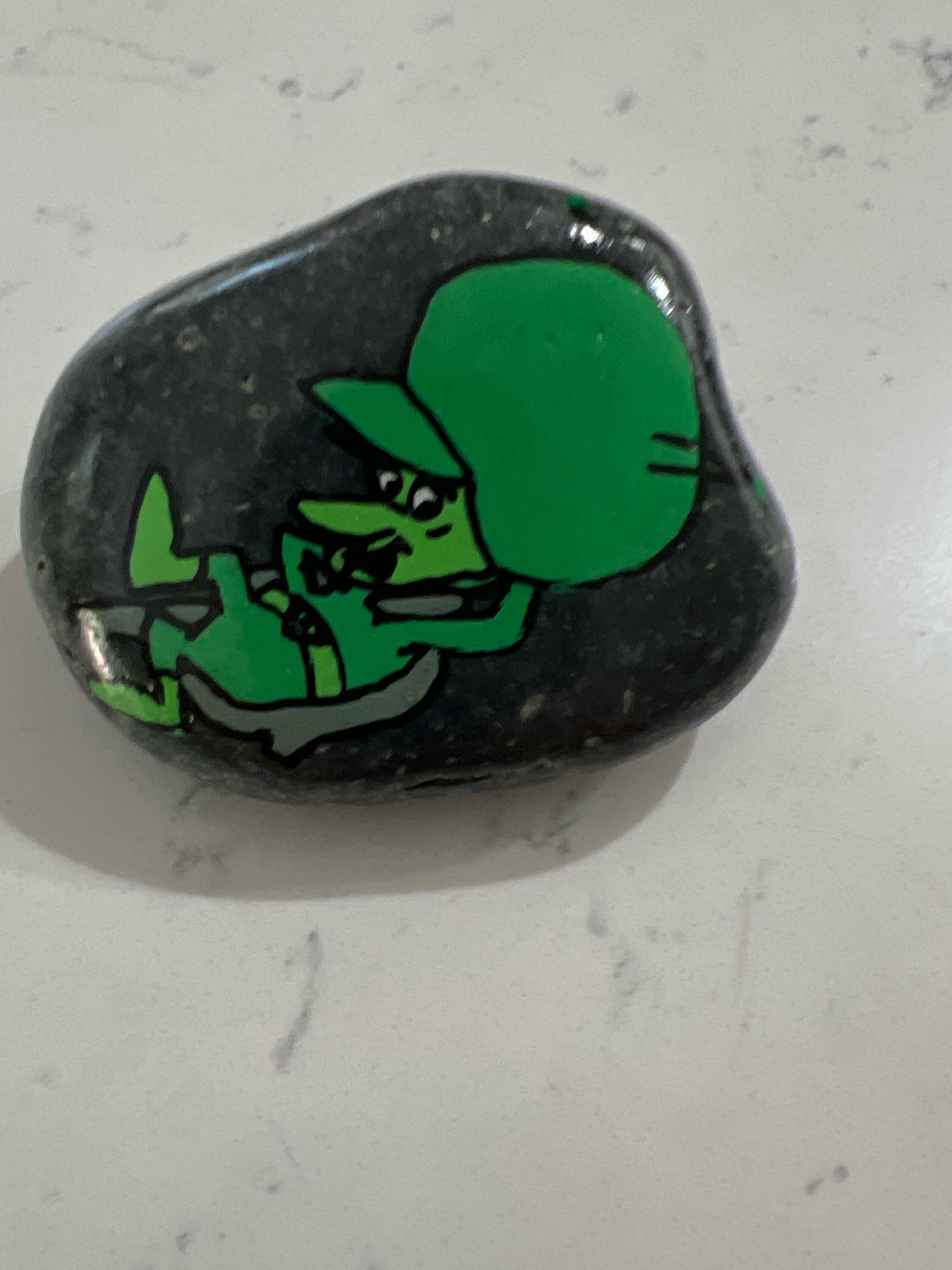 Hand Painted Rock the Great Gazoo - Etsy