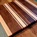Maple & Walnut Dough Board/ Hardwood Cutting Board With Lip ...