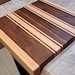 Maple & Walnut Dough Board/ Hardwood Cutting Board With Lip ...