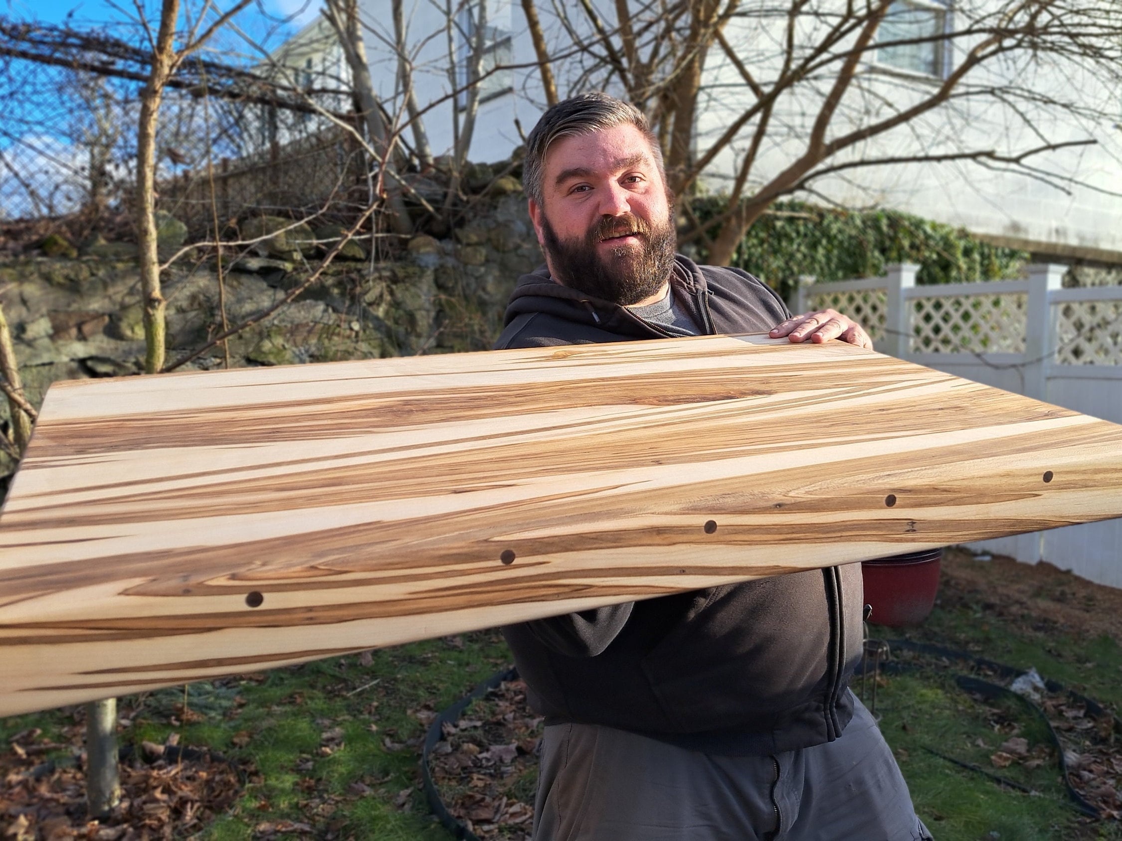 Ambrosia Maple Dough Board/ Hardwood Cutting Board With Lip/kneading ...