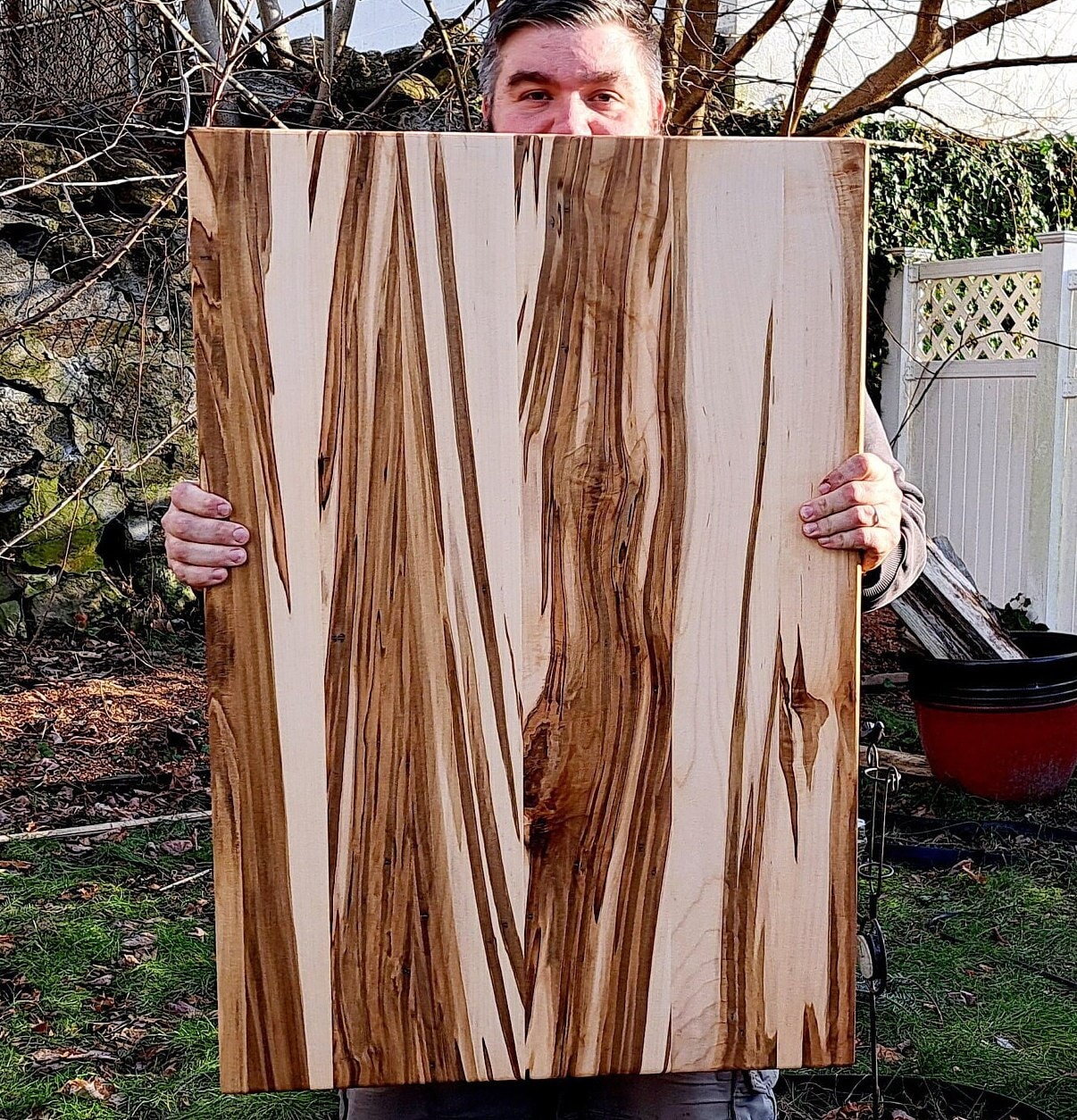 Ambrosia Maple Dough Board/ Hardwood Cutting Board With Lip/kneading ...