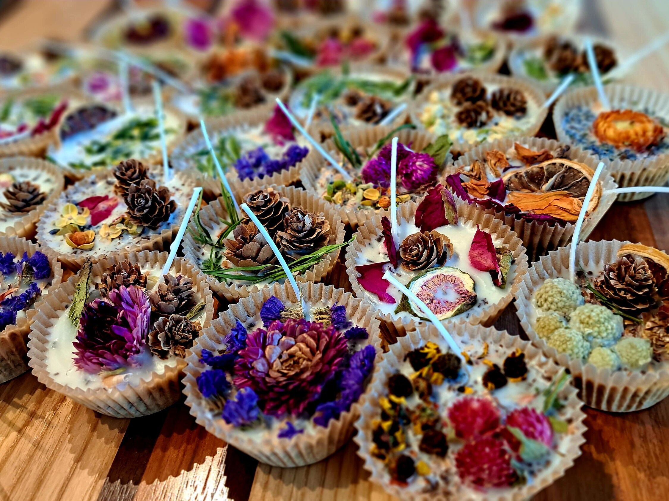 Fire Starters/outdoor Fireplace Fire Pit Gift/natural Wax Botanical ...