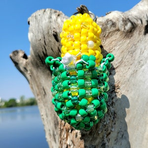 Kandi Corn Stash Keychain {handmade Rave, Festival Accessory} - Etsy