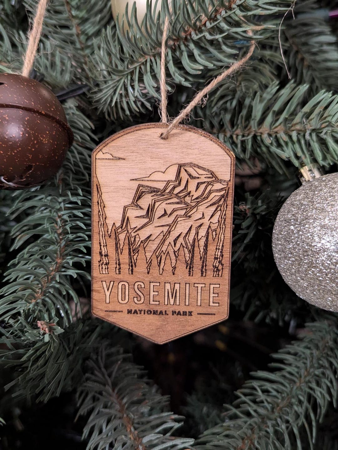 Yosemite National Park Christmas Ornament | Laser Etched | United ...