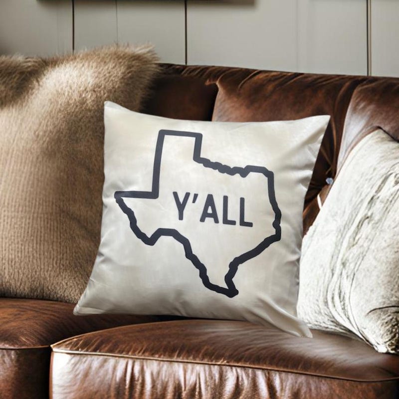 Texas Pillow - Etsy