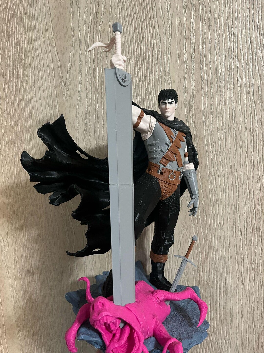 Guts 3D Printed & 3D Painted Collectible Figure – Berserk Inspired ...