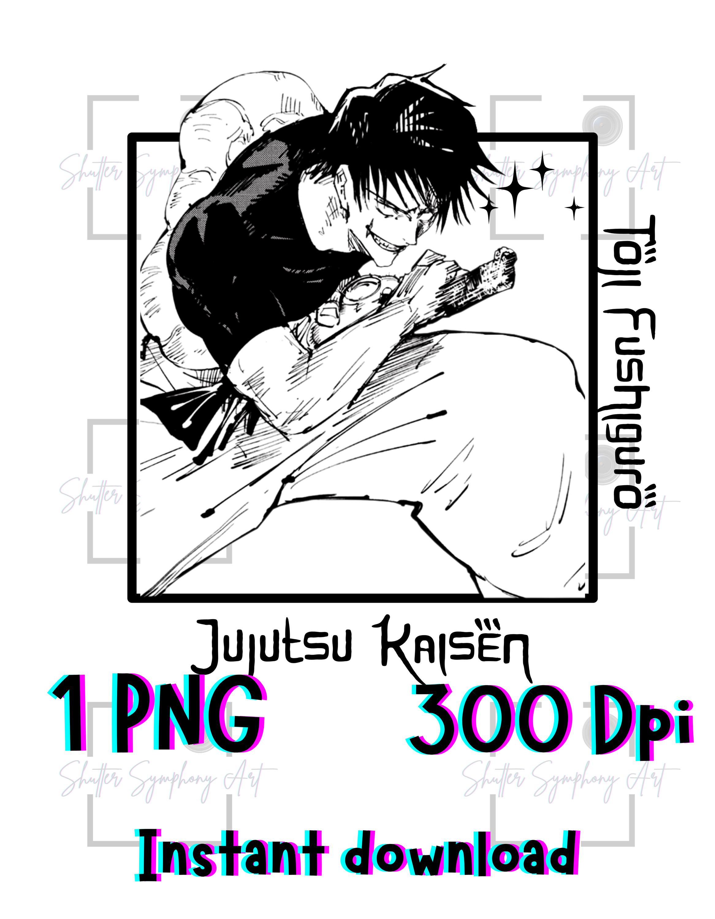 Jujutsu Kaisen, Toji Fushiguro Shirt, Toji Fushiguro PNG, Digital Anime ...